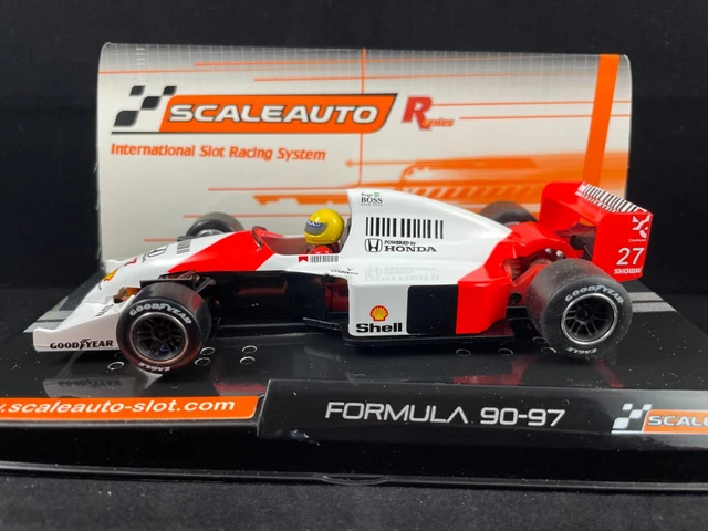 SC-6264 SCALEAUTO F1 Mclaren Mp4/5B Senna #27 Formula 90-97 1:32 Slot ...