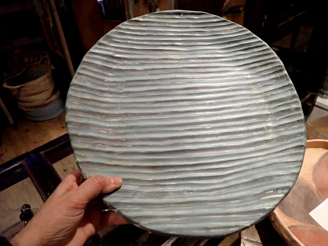 LARGE STUDIO POTTERY Plate by Penelope Bennett circa 1970s Brittish ...