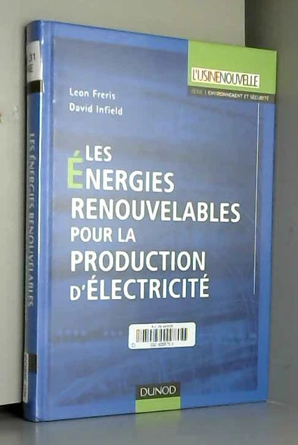 LES ÉNERGIES RENOUVELABLES pour la production d'électricité EUR 76,12 ...