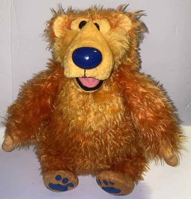 VNTG 1999 MATTEL Bear in the Big Blue House Sniff Talking 14" Plush Toy ...