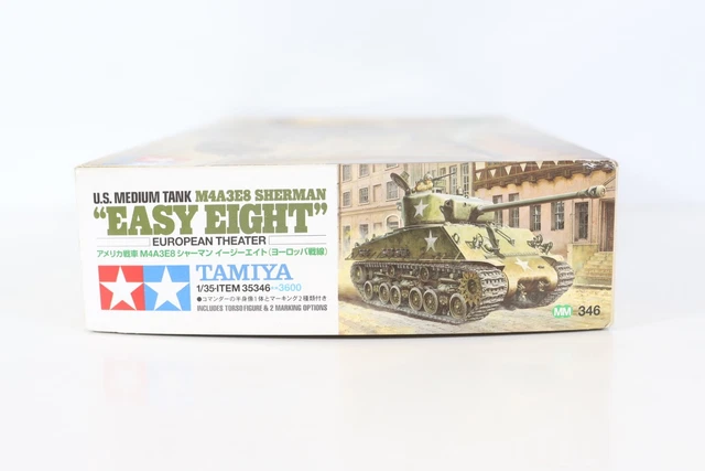 TAMIYA 35346 1:35 U.S. Medium Tank M4A3E8 Sherman “Easy Eight” – Unstarted £0.99 - PicClick UK