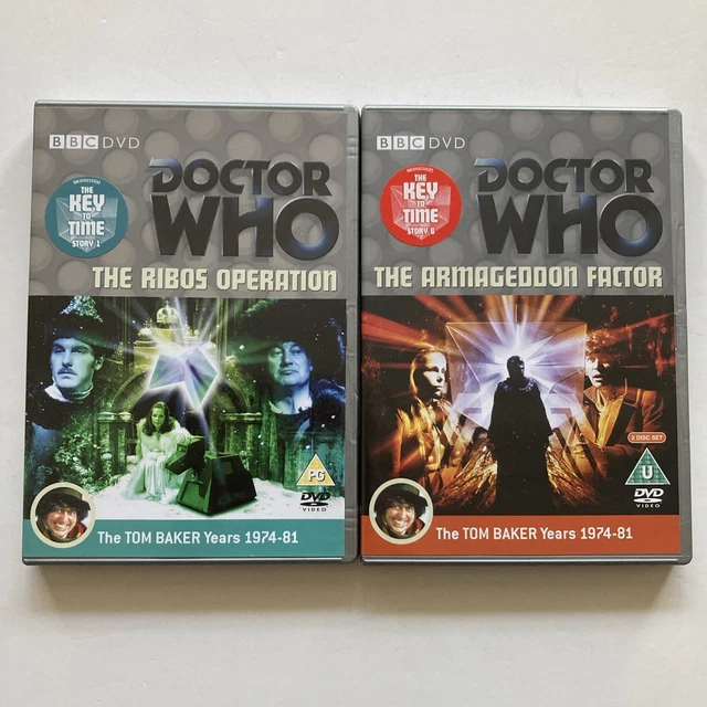 DOCTOR WHO - The Ribos Operation + The Armageddon Factor DVDs - Tom ...