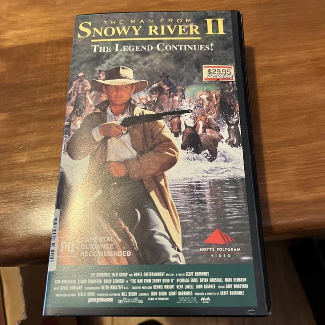 THE MAN FROM Snowy River II (VHS, Hoyts Polygram, Australian Classic ...