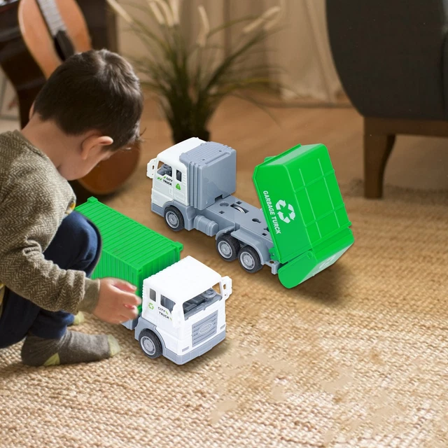 GARBAGE TRUCK MODEL Sanitation Vehicle Set Good Playability Cultivate ...