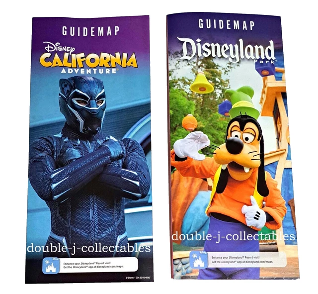 DISNEYLAND & DCA Guide Karten doofy & Black Panther Februar Marvel 2024 ...