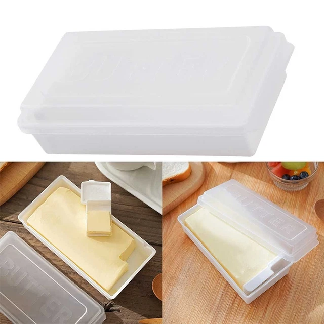 PRACTICAL BUTTER DISH with Spatula Effortlessly Serve and Store your ...