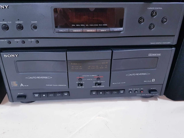 SONY LBT-D307 HIFI System CD RADIO TAPE Player + Speakers Top Of The ...