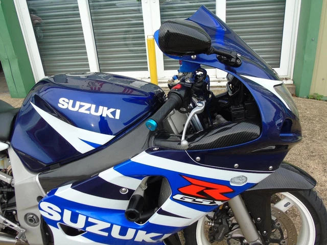 SUZUKI GSXR 600 K1 K2 k3 FAIRING CRASH BOBBINS PROTECTORS SLIDERS ...