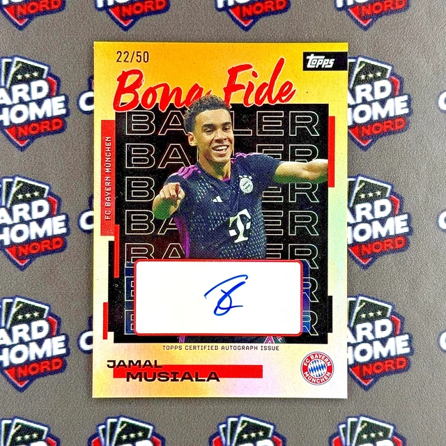 JAMAL MUSIALA /50 Autograph Auto BBA-JM - 2025-26 TOPPS FC Bayern ...