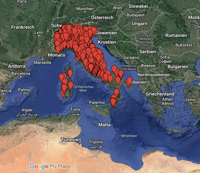 Lost Places Italien Karte