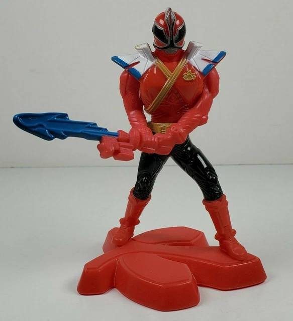 MCDONALDS HAPPY MEAL Super Samurai Red Power Ranger 4.25" Tall Toy 2012 ...