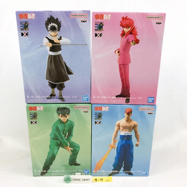 YU HAKUSHO FIGURE Yusuke Urameshi Hiei Kuwabara Kurama DXF 30th Set BANPRESTO EUR 102,92 ...