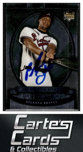 BRANDON JONES 2008 Bowman Sterling #BS-BJ Braves TTM/IP signé dédicacé ...