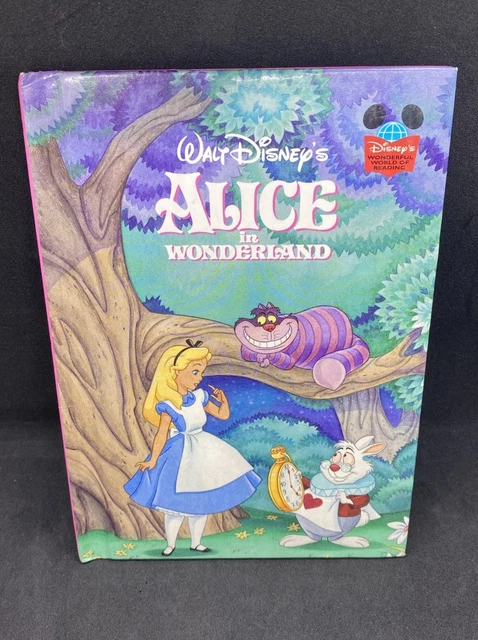 WALT DISNEY'S ALICE In Wonderland Hardcover 2000 Wonderful World of ...