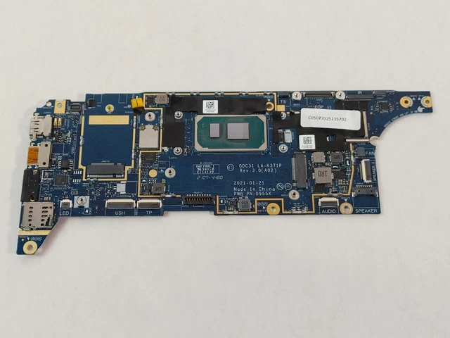 DELL LATITUDE 7520 Core i7-1165G7 2.80 GHz 16 GB DDR4 Motherboard VPDVN ...