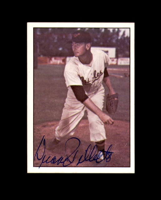 AUTOGRAPHE DUANE PILLETTE signé 1979 TCMA History Series Orioles de ...
