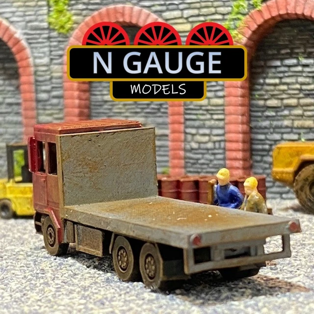 N SCALE GAUGE 1:148 Flatbed Truck (Haulage Loading Lorry 1:160) £9.99 ...