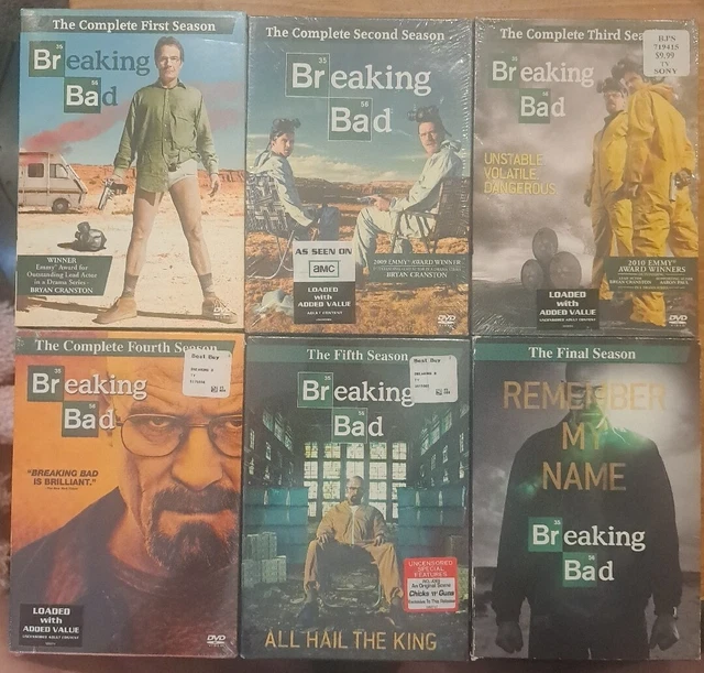 BREAKING BAD COMPLETE Set Seasons Crime Drama Series 21 DVDs VGC BRYAN ...