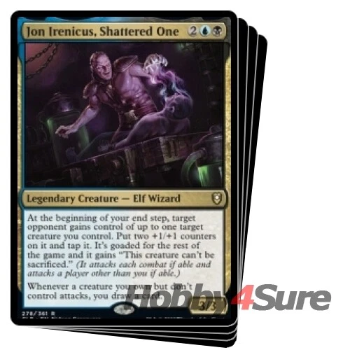 JON IRENICUS, SHATTERED One X4 MTG Commander Legends: Battle For Baldur ...