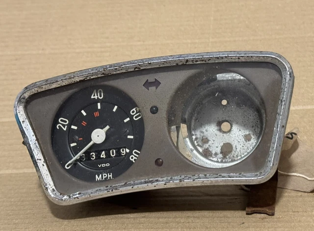VINTAGE ORIGINAL HEINKEL KABINE MPH Speedo/Speedometer & Dashboard ...