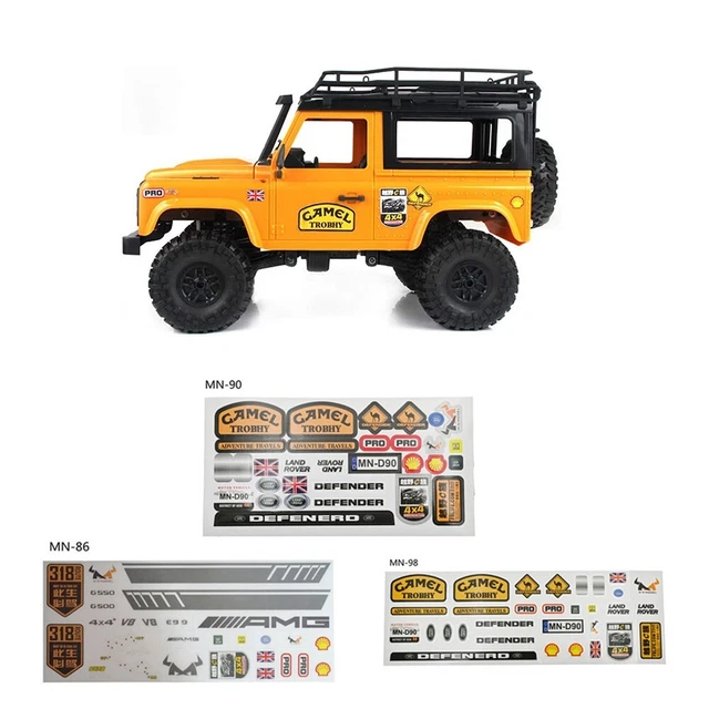 MN86 MN86S MN98 set adesivi per telecomando auto e modellismo ...