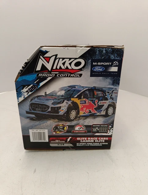NIKKO RED BULL Rally Remote Control Car M Sport Ford Fourmaux 1:14 ...