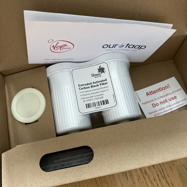 VIRGIN PURE T6 Strauss WATER FILTER Uv Lamp & De Scale Pod . T6 Only £ ...