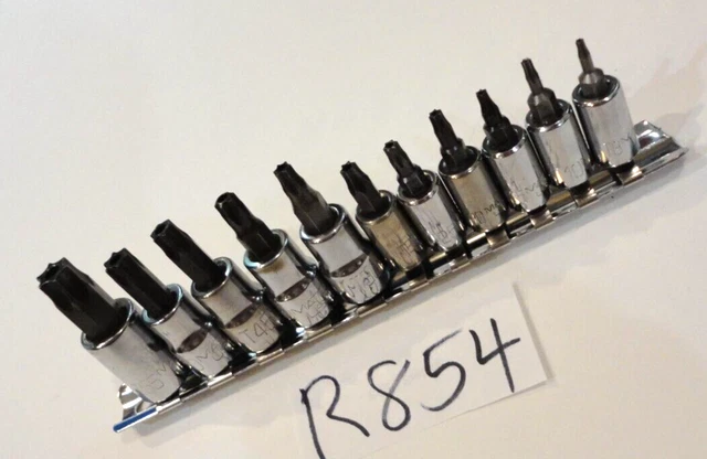 MATCO TOOLS 11 Piece Tamperproof Torx Bit Driver Set 8Tp - 55Tp ...