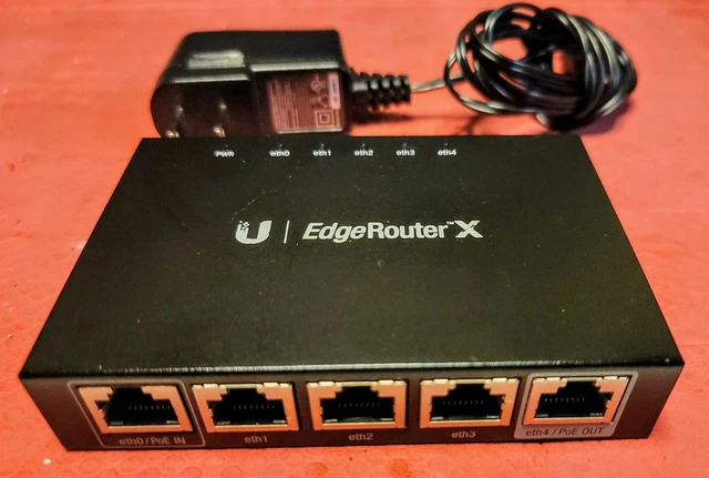 UBIQUITI NETWORKS ER-X EdgeRouter X ERX 5-Port Gigabit Wired Edge ...