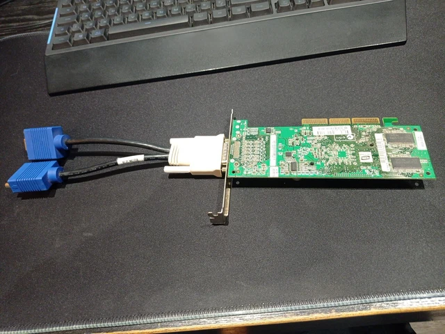 NVIDIA P118 QUADRO AGP VGA card 24mb Vram. Comes with Correct Cable For ...