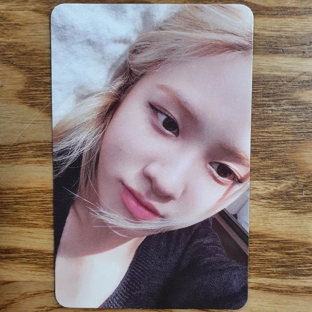 ROSE OFFICIAL PHOTOCARD BlackPink 2nd Album Born Pink Box Set Ver ...
