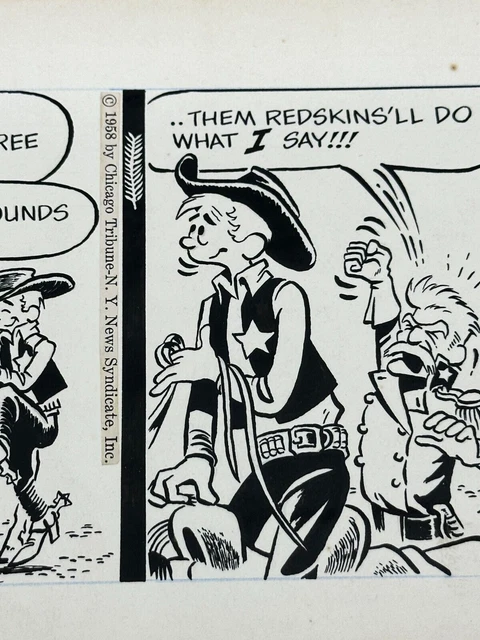 RICK O'SHAY 1958 Original Stan Lynde Daily 8-12 Newspaper Comic Strip ... RICK O'SHAY 1958 Original Stan Lynde Daily 8-12 Newspaper Comic Strip ...