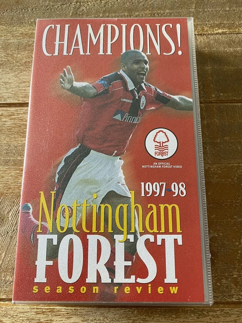 NOTTINGHAM FOREST 1997-1998 Season Review VHS Video Champions 76 Mins ...