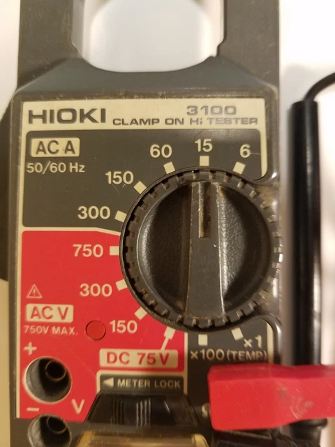 HIOKI 3100 CLAMP On Hi Tester Analog Multimeter 750v Made In Japan (1 ...