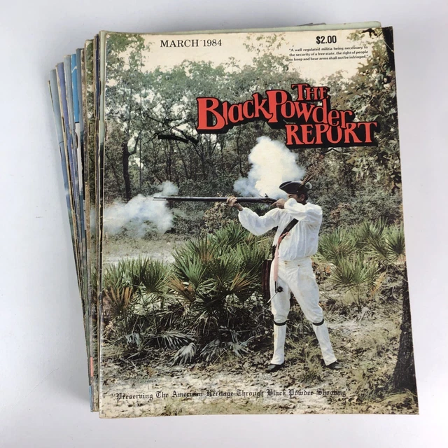 THE BLACK POWDER Report Shooters Magazine x17 Hunting Shooting Guns ...