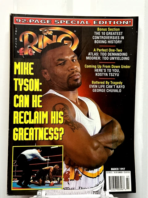 VINTAGE MIKE TYSON The Ring boxing magazine March 1997 92 page special ...
