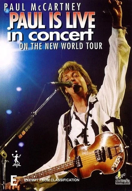 PAUL MCCARTNEY - Paul Is Live In Concert On The New World Tour (DVD ...