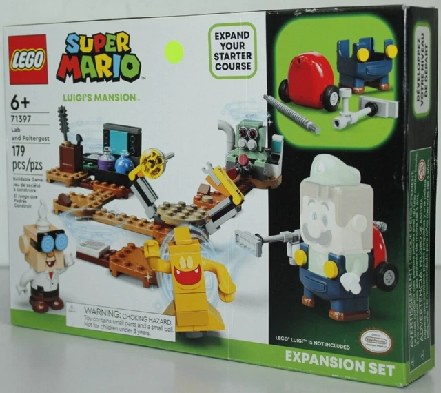 LEGO SUPER MARIO: Luigi’s Mansion Lab and Poltergust Expansion Set ...