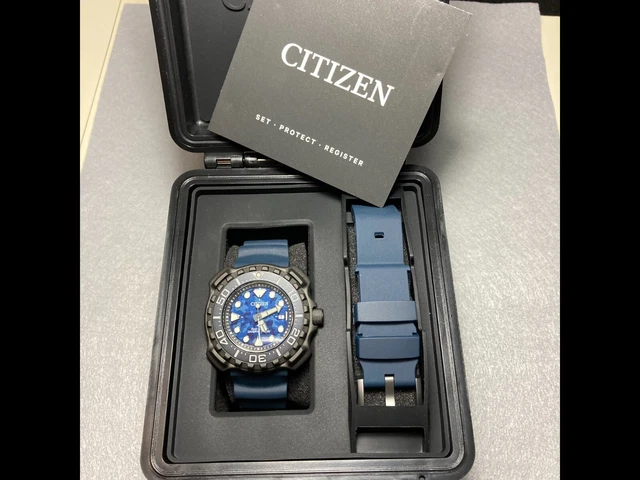 CITIZEN ECO-DRIVE PROMASTER 200meter diver titanium EUR 153,02 ...