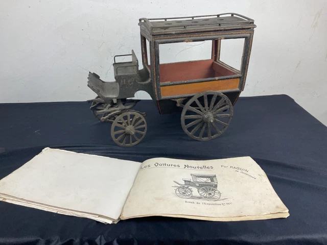 JOUET ANCIEN CALÈCHE maquette vers 1870-1900 les nouvelles voitures EUR 1.490,00 - PicClick FR