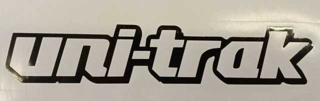 UNI-TRAK (OR UNI-TRIK) motorcycle stickers pairs swingarm panel vinyl ...
