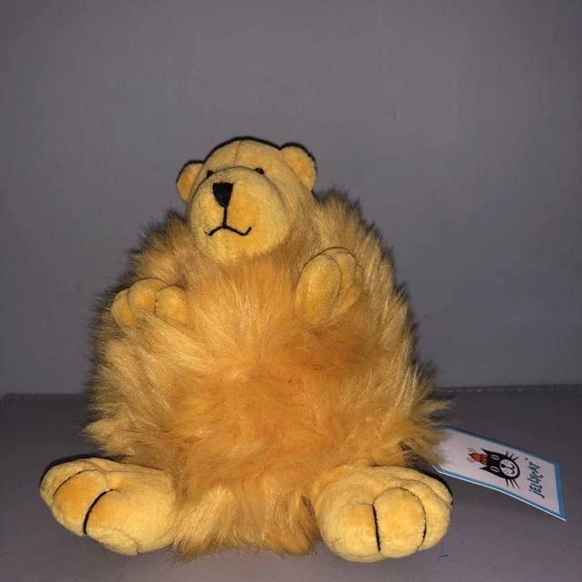 JELLYCAT 1999 “I am Puffball Bear” Rare Small Fluffy Teddy Soft Toy ...