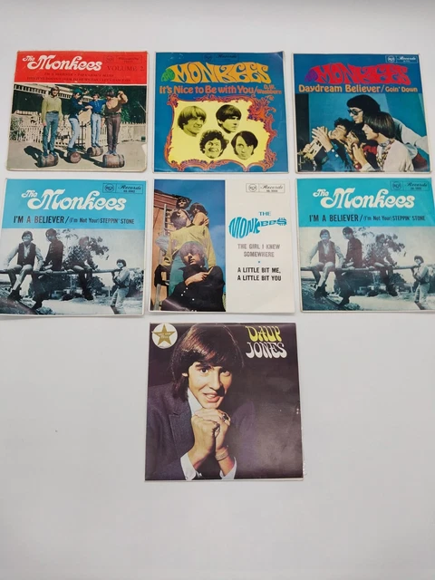THE MONKEES LOT of EPs/Singles/45s (7 records) $99.00 - PicClick AU