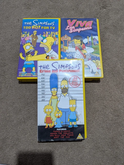 VINTAGE LATE 90S Early 00s The Simpson VHS Bundle X3 £11.99 - PicClick UK