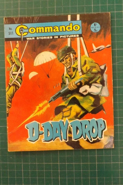 COMMANDO COMIC WAR STORIES IN PICTURES No.511 D-DAY TRAP GN1615 EUR 23 ...