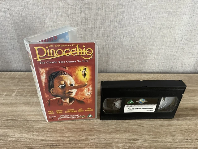 THE ADVENTURES OF Pinocchio-VHS Video Retro £12.99 - PicClick UK