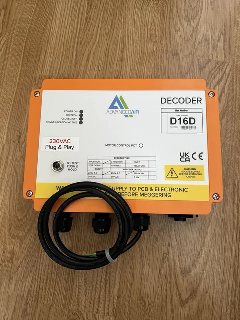 ADVANCED AIR DAMPER Decoder - S42 230VAC £125.50 - PicClick UK