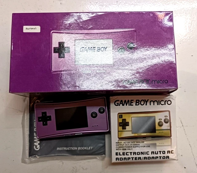 NINTENDO GAME BOY MICRO 20th ANNIVERSARY COLOR PINK $187.00 - PicClick