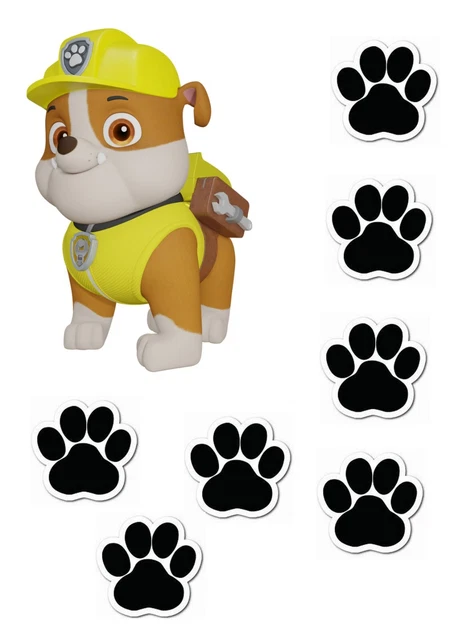 PAW PATROL, RUMBLE print set Edible Icing sheet, cake toppers EUR 6,49 ...