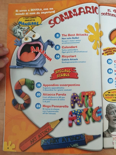 2005 09 DISNEY Art Attack Settembre 2005 N.43 Ritorno A Scuola Vedi ...